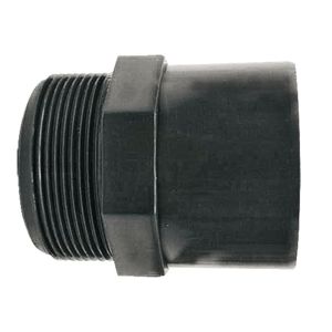 Sleeve with adhesive sleeve x external thread, PVC-U | Sagroparts